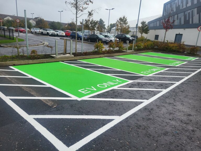 EV parking bays | EV Charging bay marking Ireland